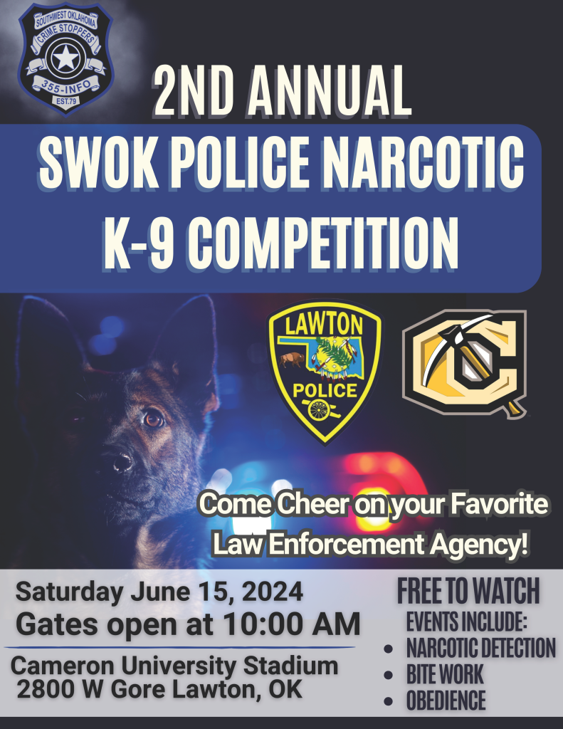 SWOK POLICE NARCOTIC K-9 COMPETITION - Lawton Crime Stoppers